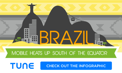 Mobile marketing: Brazil by the numbers [Infographic] | TUNE